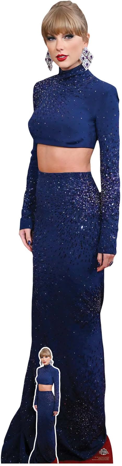 Star Cutouts CS1166 Taylor Crop Top Swift Cardboard Cutout with Mini ...