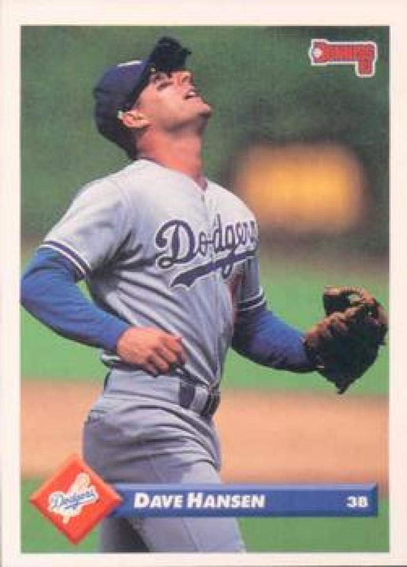 Amazon.com: Baseball MLB 1993 Donruss #244 Dave Hansen #244 NM Dodgers ...
