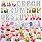 Amazon.com: Actvty Mini Alphabet Resin Molds - 3Pcs Letter Molds for ...