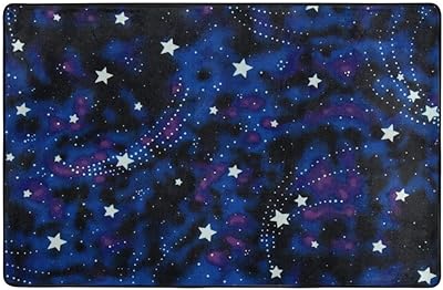 Amazon.com: ALAZA Magic Constellation Star Space Area Rug Rugs for ...