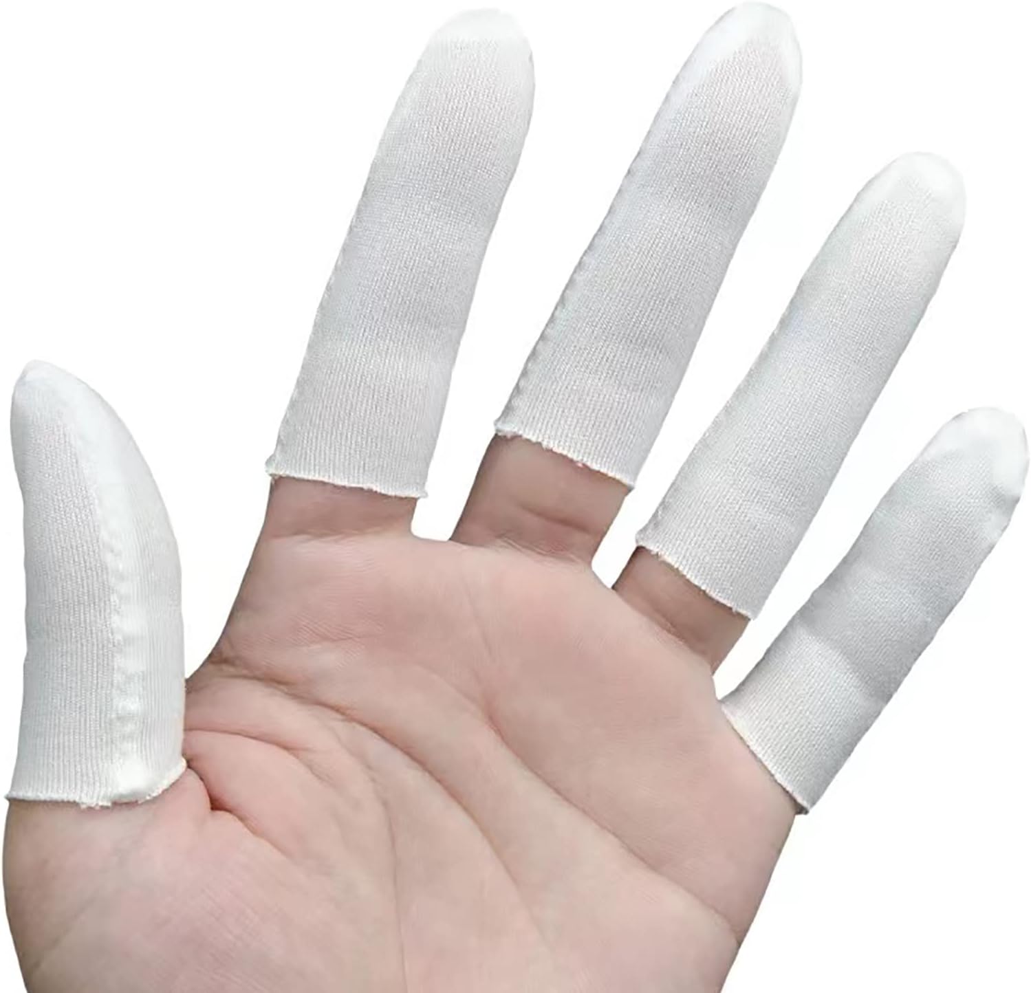 Amazon.com: 100 Pcs Cotton Finger Cots, Cloth Finger Cots Finger Toe ...