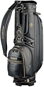 Amazon | マジェスティ(MAJESTY) 2024 CB3400 9.5型(4.7kg) プレミアム24 キャディバッグ ブラック (Premium24 Caddy Bag ...