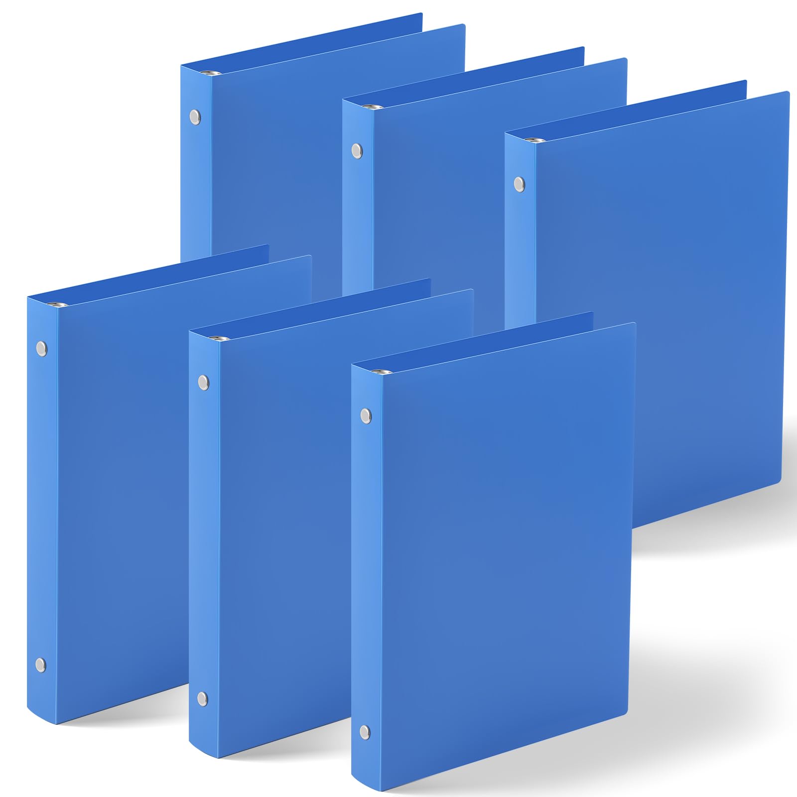 Amazon.com : Henoyso 6 Pcs 1 Inch Mini 3 Ring Binder, Fits 5.5" x 8.5 ...