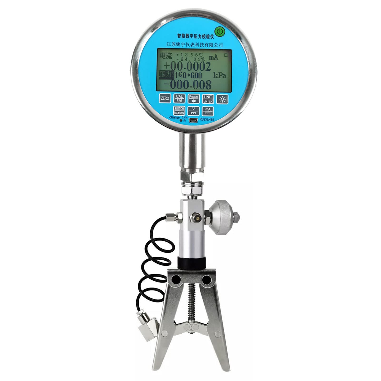 Qaznhodds Handheld Pressure Gauge Calibrator Portable Vacuum Negative ...