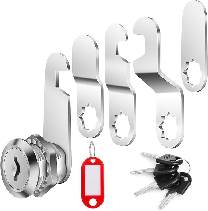 flintronic 16mm Security Mailbox Lock, Letter Post Box Lock with 4 Keys ...