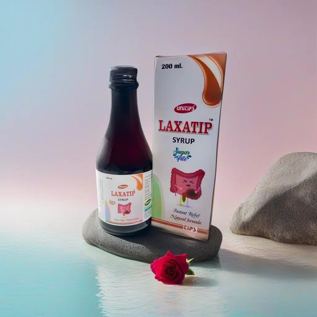 Buy Unitips LaxaTip Herbal Laxative Syrup (SUGAR-FREE) NO Side Effects ...