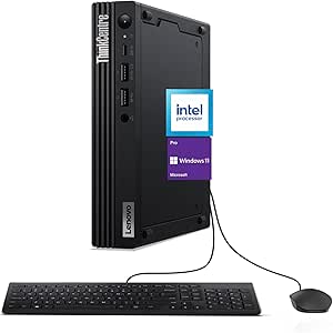 Amazon.com: Lenovo ThinkCentre M70q Gen 5 Mini Desktop PC, Intel ...