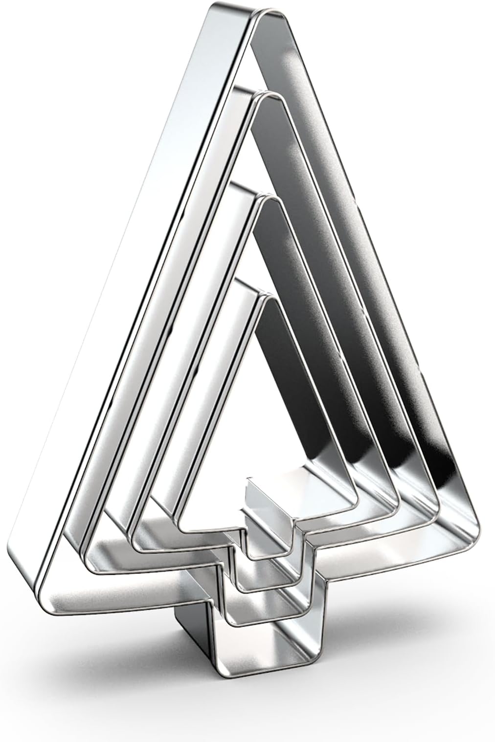 Amazon.com: SK Triangle Shape Cookie Cutter Set, Stainless Steel, 5 ...