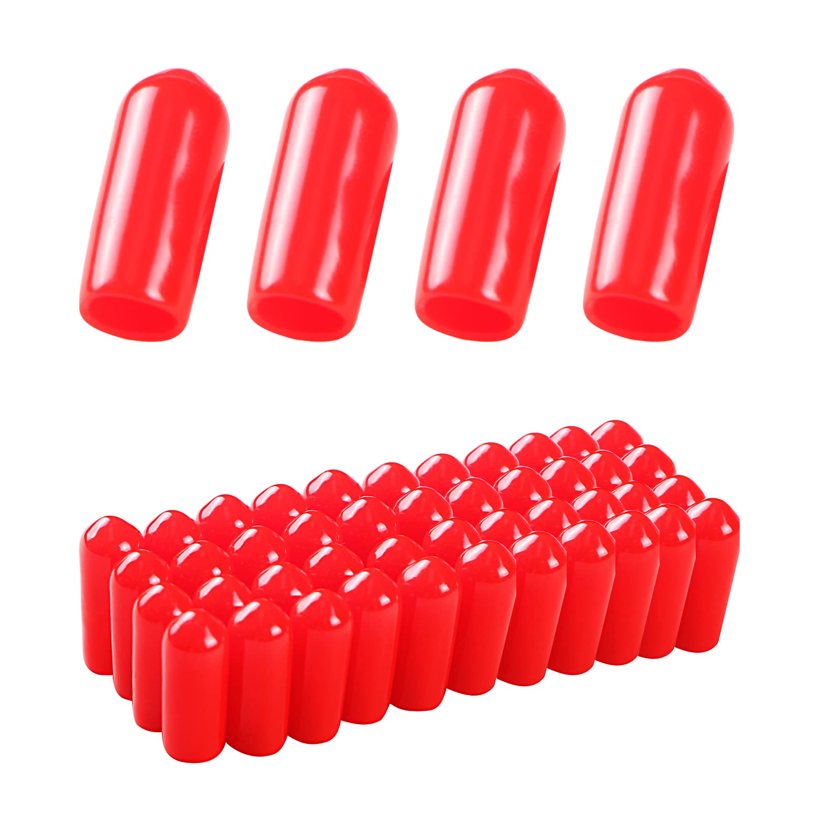 Snapklik.com : Aopin Rubber Round End Cap Cover 4/25 Inch