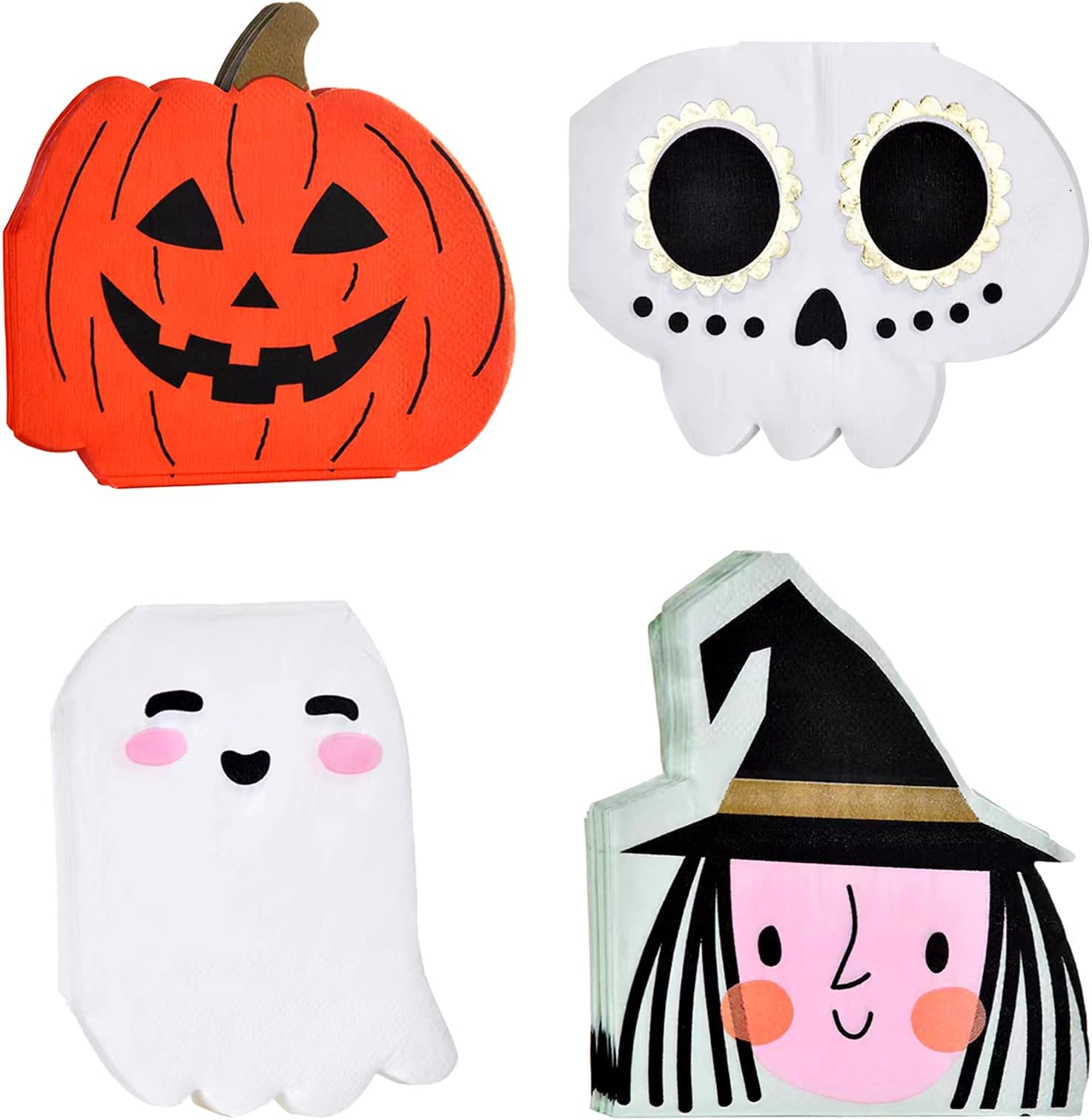 Amazon.com: Meri Meri Halloween Napkins (Pack of 16), Thick 3-Ply ...