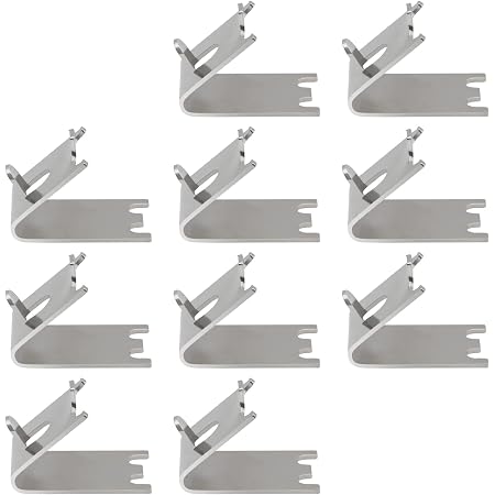Amazon.com: Refrigerator Shelf Clips 920158, 10 Pcs Stainless Steel ...