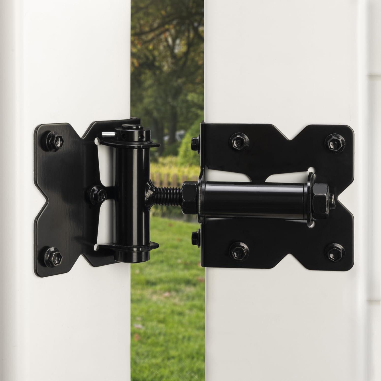 Amazon.com: Heavy Duty Stainless Steel Powder Coated PVC/Vinyl Gate ...