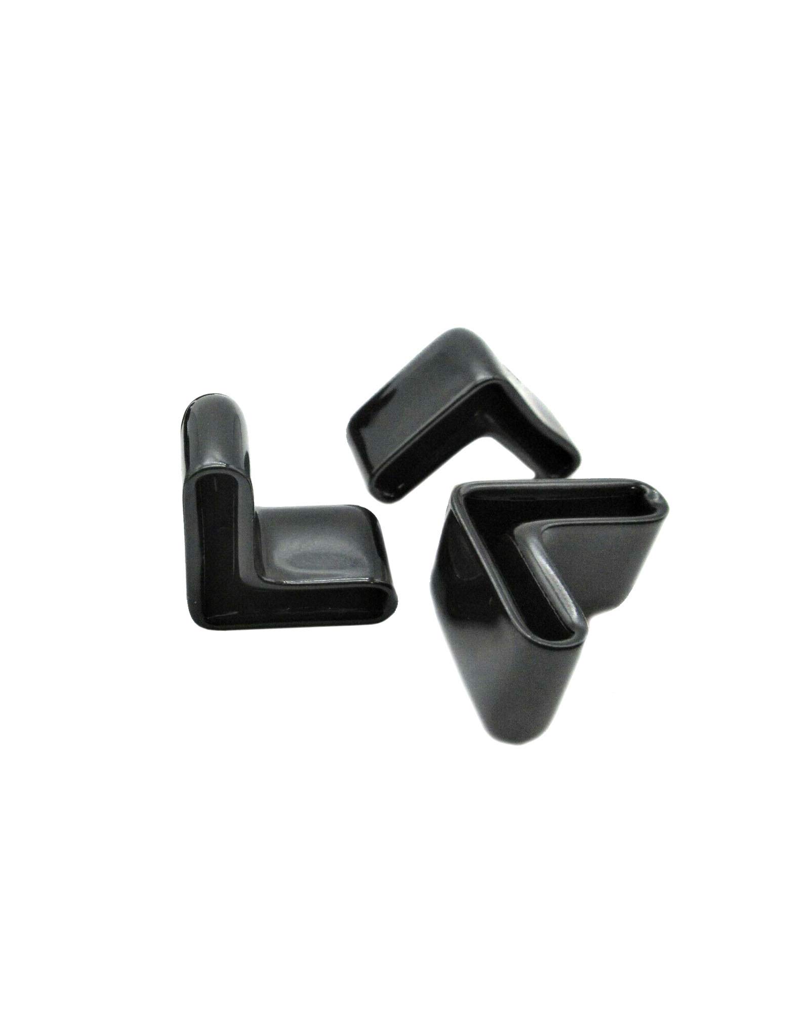 L Shaped Angle Iron Foot Pads - 19mm Angle Iron End Caps PVC Corner ...