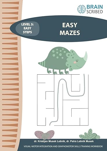 Amazon | EASY MAZES: Fine-Motor Skills Exercises - a Brainscribed ...