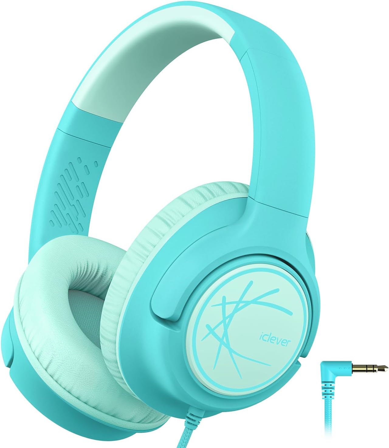 Amazon.com: iClever Kids Headphones with Cord, 85dBA Safe Volume Wired ...