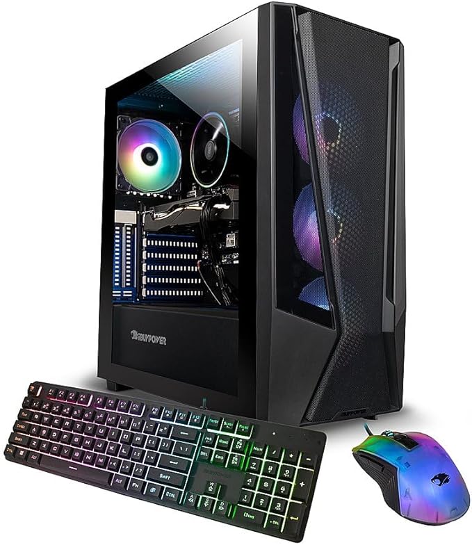 Amazon.com: iBUYPOWER TraceMesh 7 Gaming Desktop PC, 14th Gen Intel 20 ...