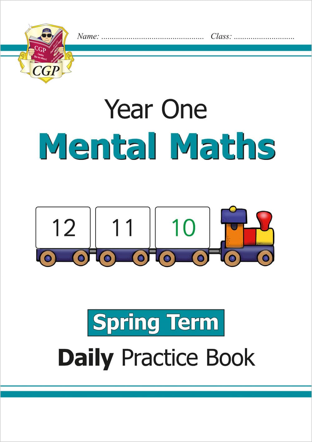 KS1 Mental Maths Year 1 Daily Practice Book: Spring Term (CGP Year 1 ...