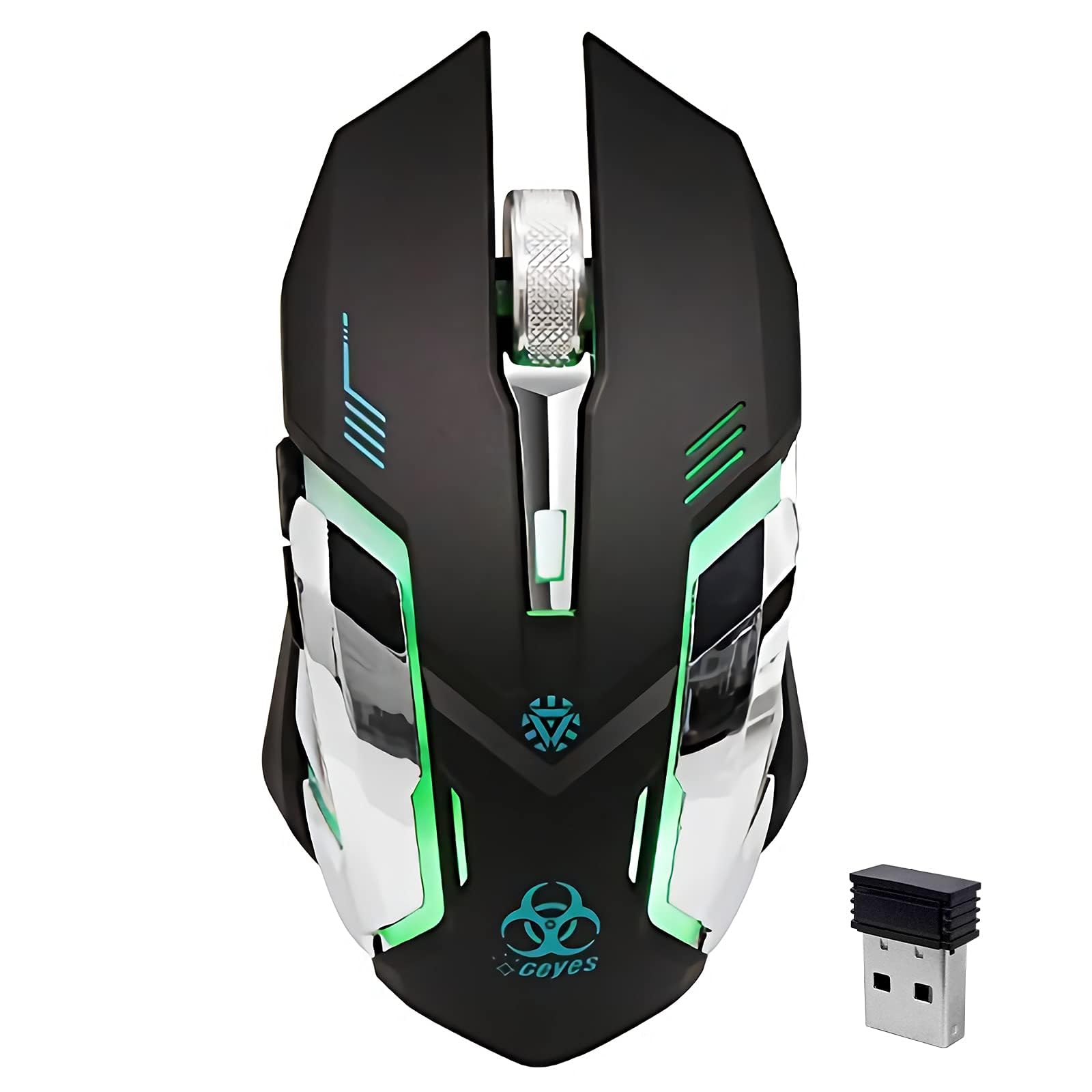 Amazon.com: VEGCOO Wireless Gaming Mouse, Silent Wireless Mouse ...
