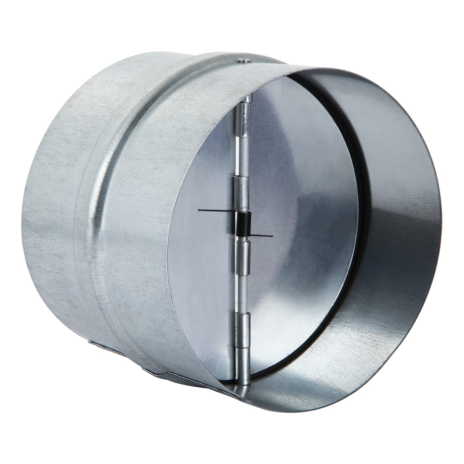 Buy 2Pack 4 inch Backdraft Damper Duct, One Way Airflow Ducting Insert ...