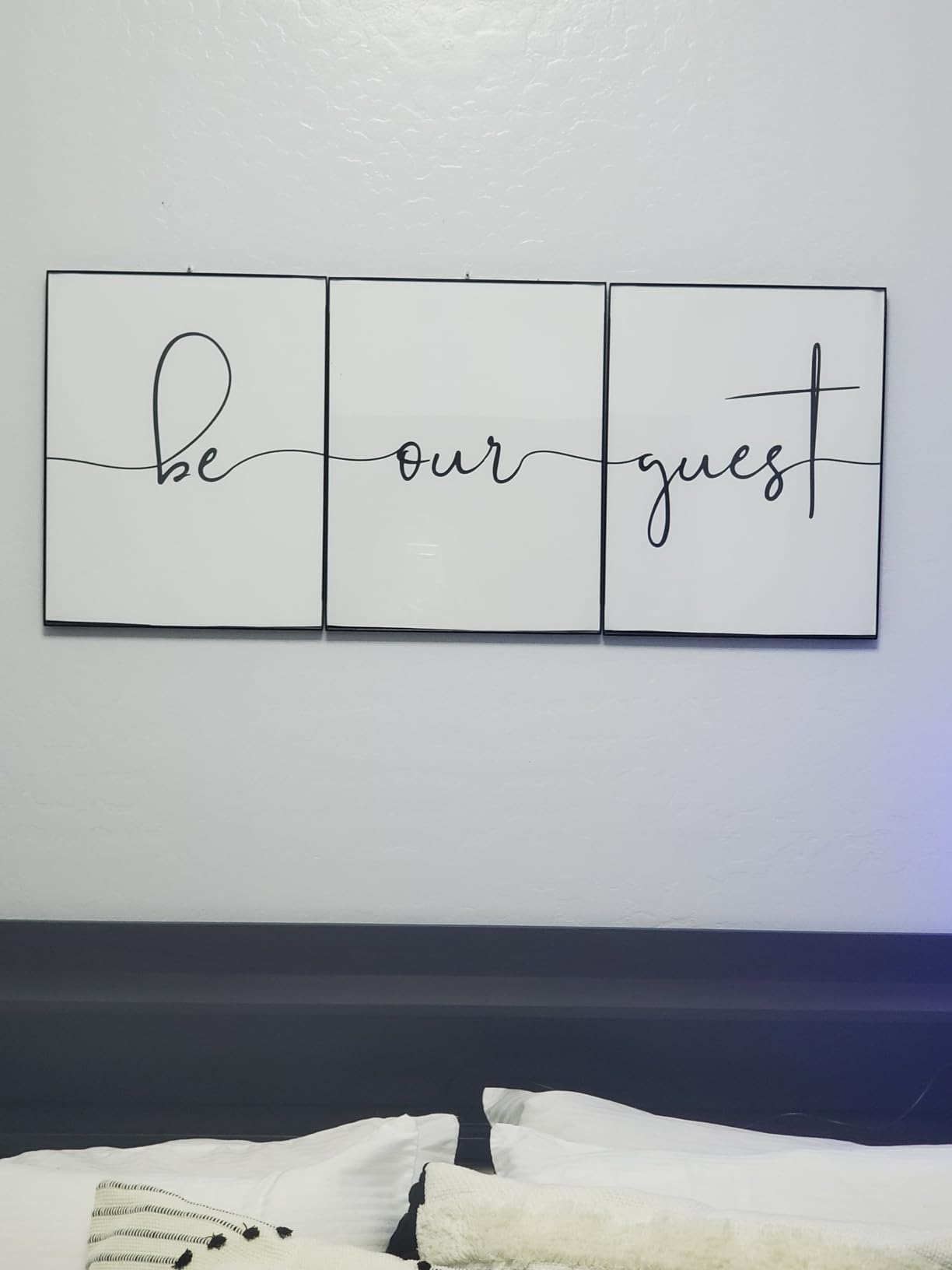 Amazon.com: Be Our Guest Set of 3 Prints Guest Room Wall Decor Guest ...