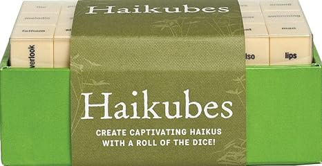 Amazon.com: Haikubes: Create Captivating Haiku With a Roll of the Dice ...