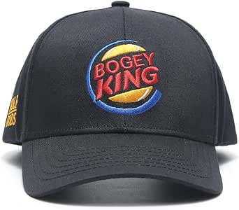 Bogey King Black Snapback Golf Hat - Curved Brim at Amazon Men’s ...