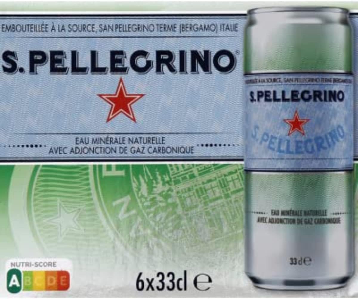 San Pellegrino Slim, Les 6 canettes de 33cl : Amazon.fr: Epicerie