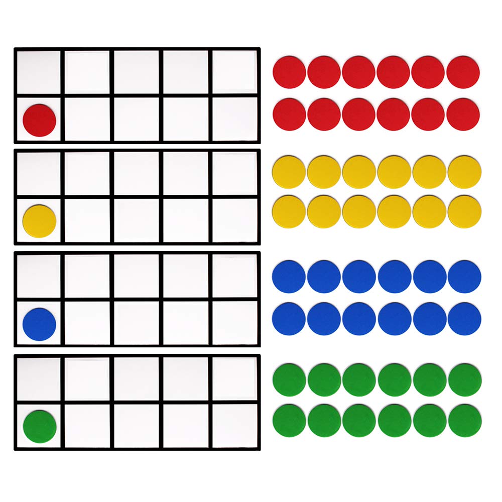 52 Pieces Magnetic Ten Frames And Counters Set Ten Frame | Desertcart EGYPT