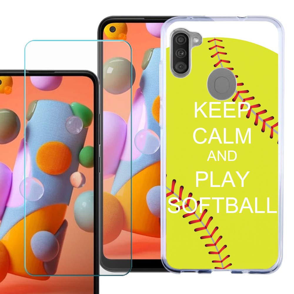 Keep Calm And Play Softball Iphone Case