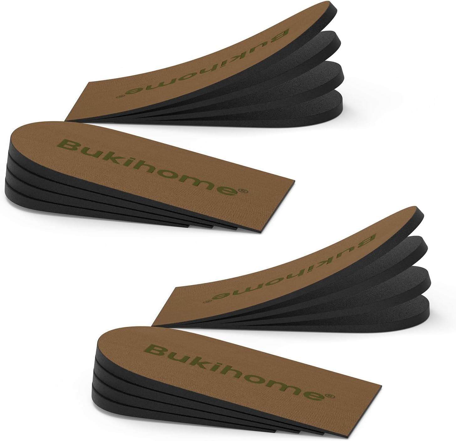 Amazon.com: Adjustable Heel Lift Inserts for Shoes - Bukihome ...