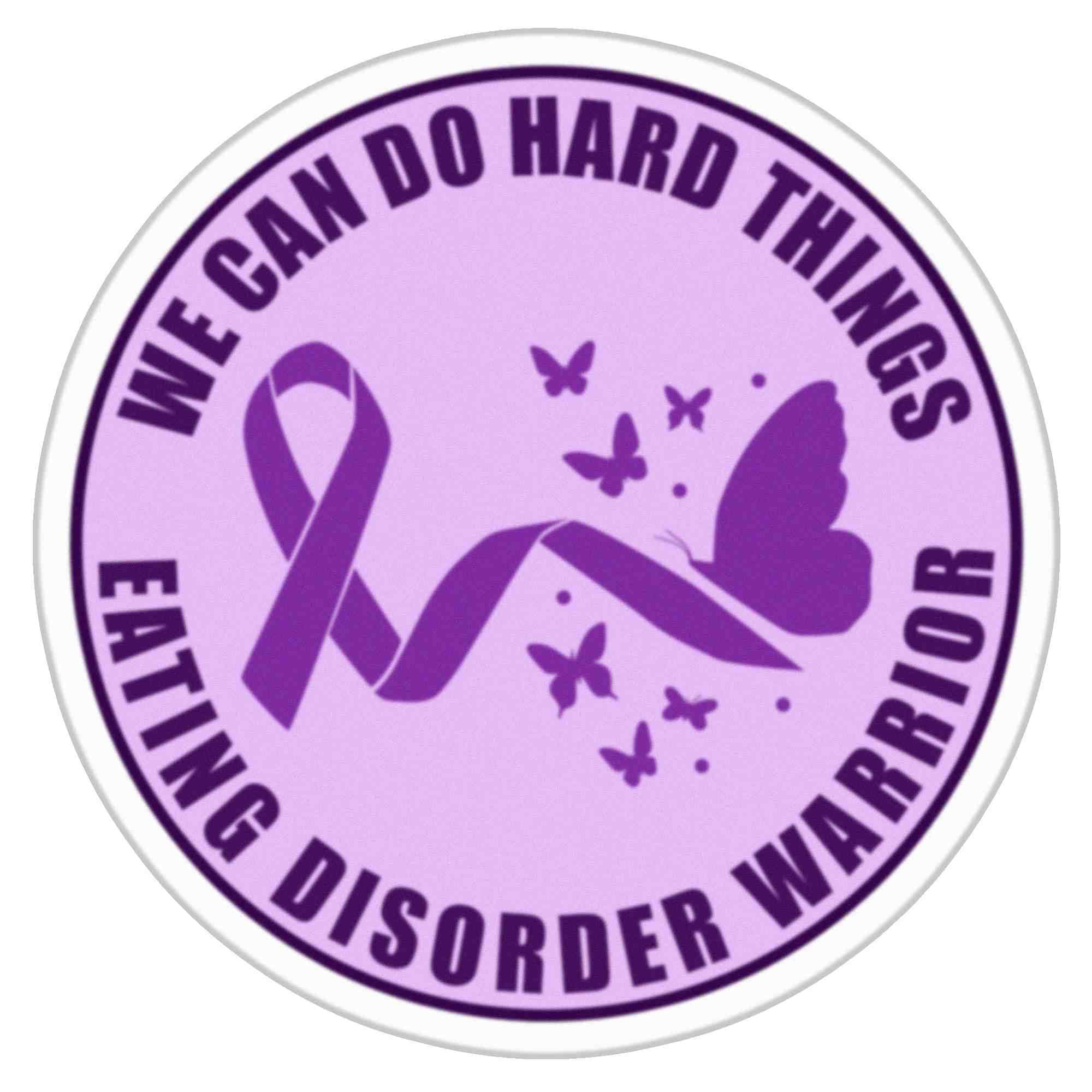 Eating Disorder Recovery Symbol Purple