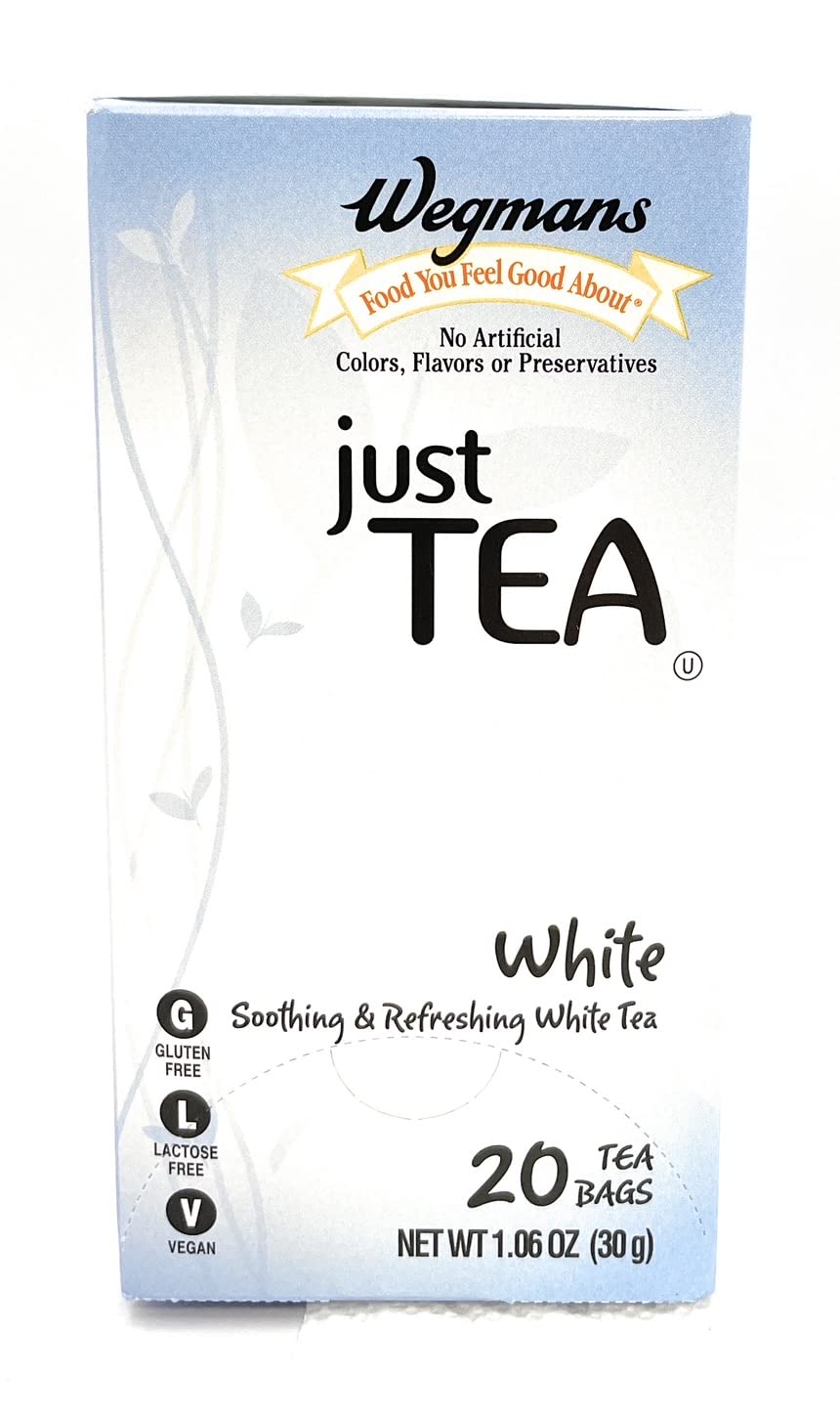 Amazon.com : Wegmans Just Tea Soothing & Refreshing White Tea - 20ct ...