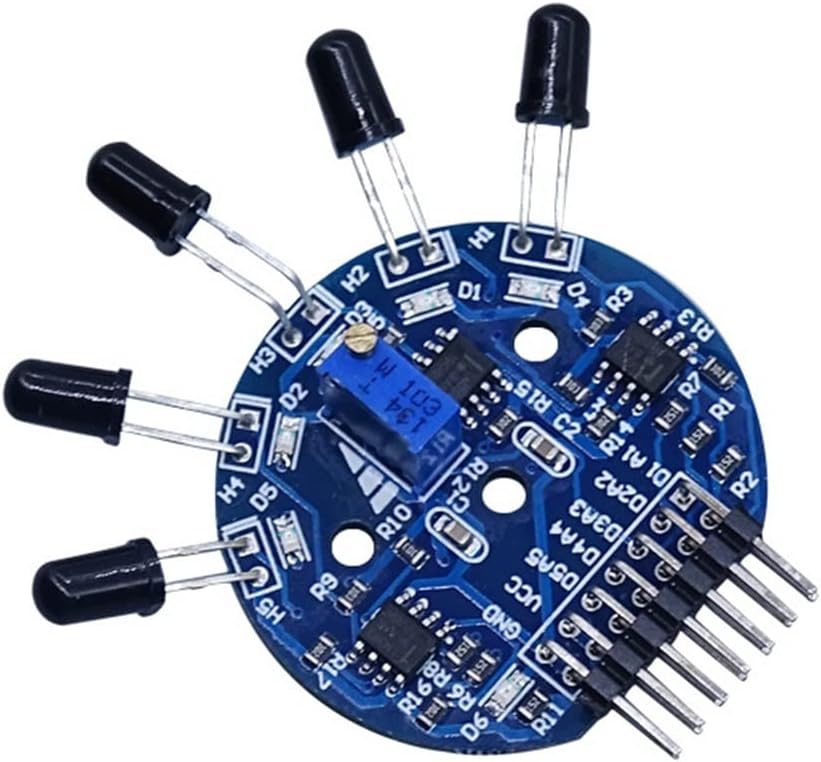 Amazon.com: Infrared IR Flame Sensor Detector Fire Detection Module 5 ...