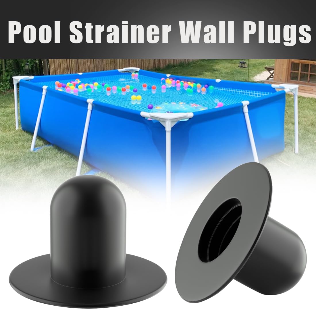 Snapklik.com : 6 Pack Pool Wall Plug, Swimming Pool Pump Strainer Hole ...