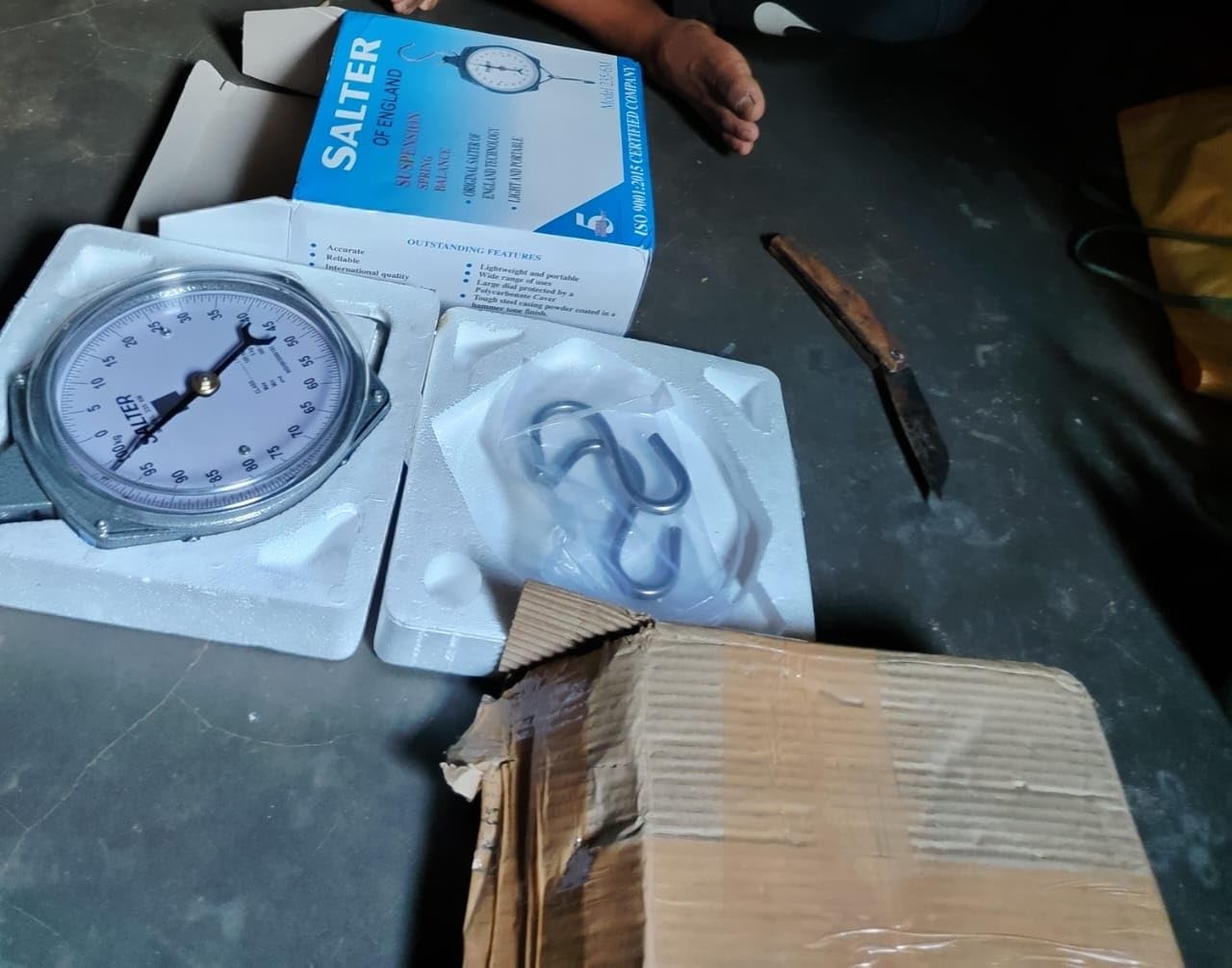 Salter Hanging Scale 235-6M 100Kg by Salter India Ltd : Amazon.in: Bags ...