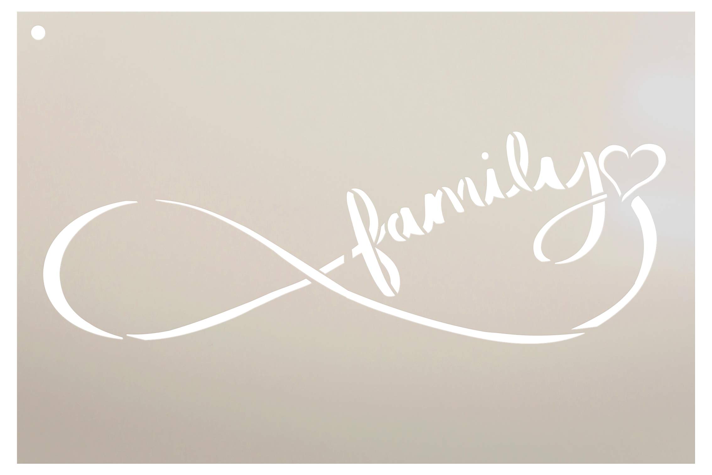 Family Infinity Symbol Stencil By Studior12 Reusable Mylar Template Use ...