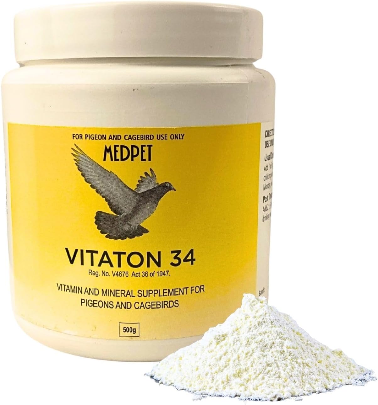 Amazon.com : Vitamin and Mineral Supplement Vitaton-34 Powder 500g ...