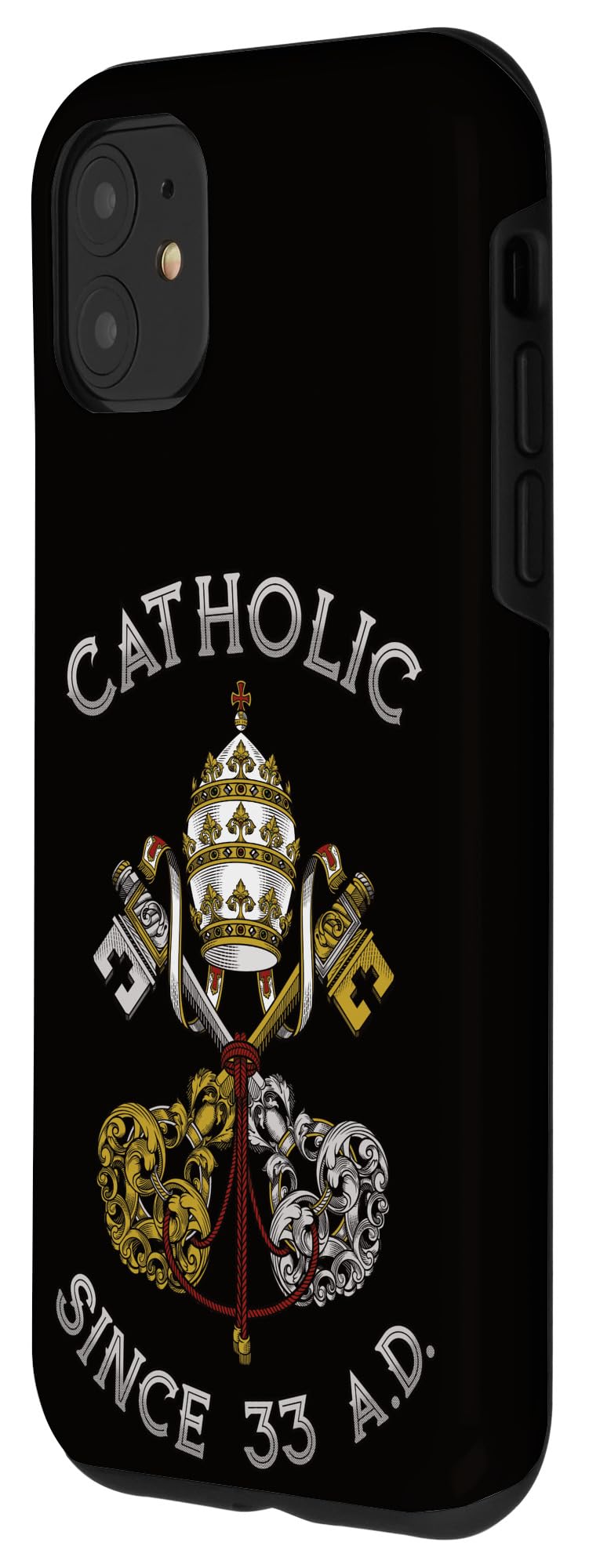 Snapklik.com : iPhone 11 Roman Catholic Since 33 AD Church Holy See Case