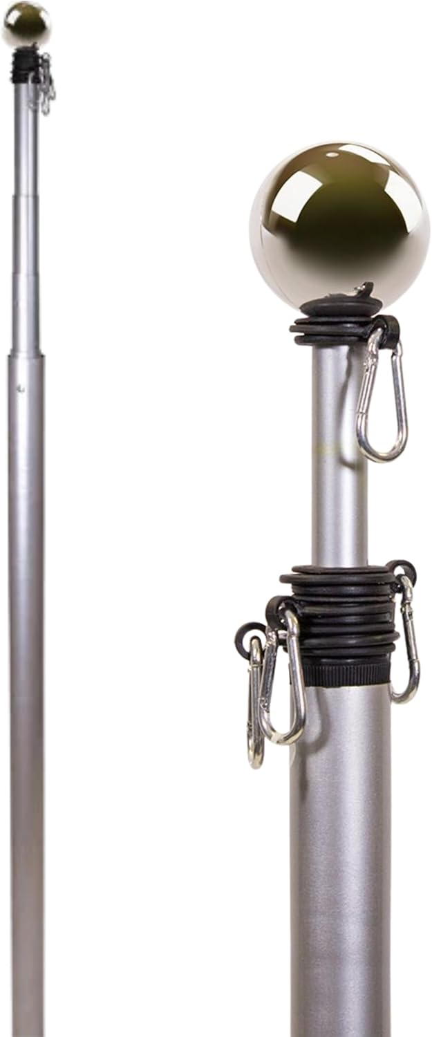 Amazon.com : Flagpole-To-Go Portable Fiberglass Flagpole, 28 Foot ...