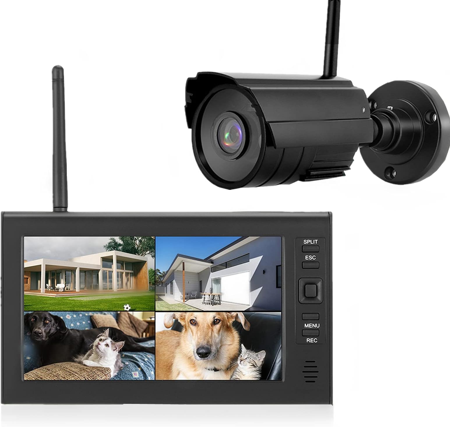 Amazon.com : Outdoor Security Camera, Home Security Surveillance Camera ...