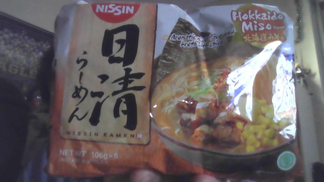 Nissin Ramen Hokkaido Miso Instant Noodle 5 Packets, 530 g : Amazon.com ...