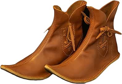 Amazon.com: Exelon SCA Toggle boots medieval era Hedeby Viking Shoes ...