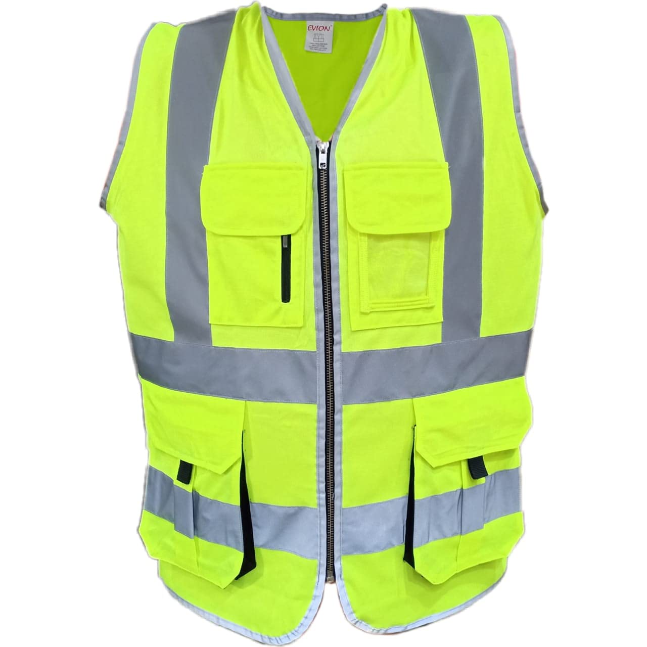EVION Reflective Safety Jacket ES-024-1 (XXL, Green) : Amazon.in ...