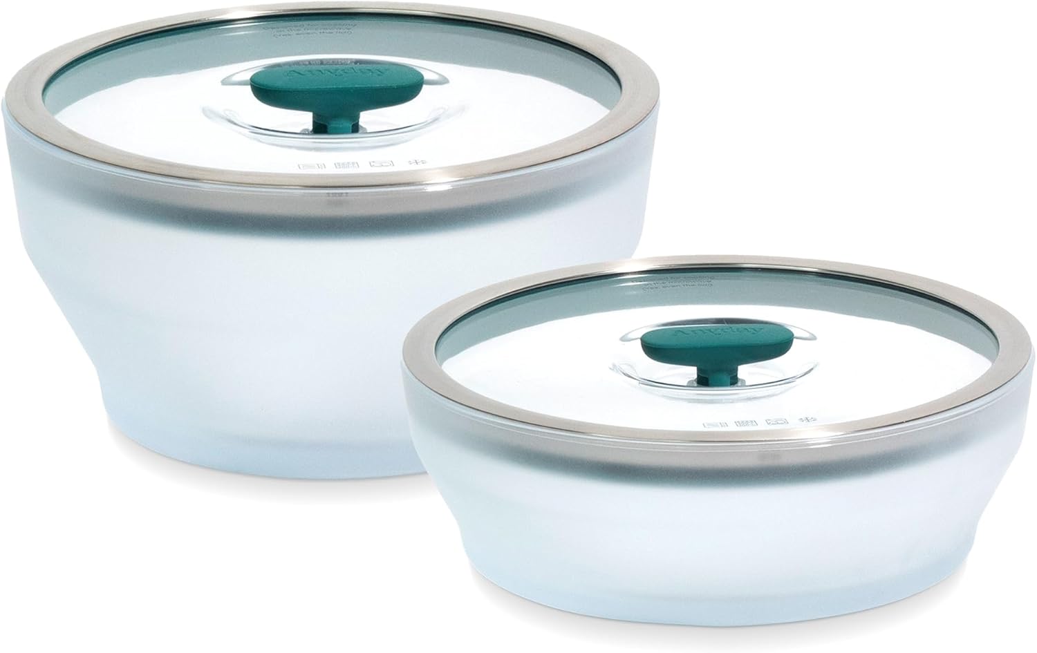 Amazon.com: Anyday Microwave Cookware | 4 Piece Large Starter Set ...