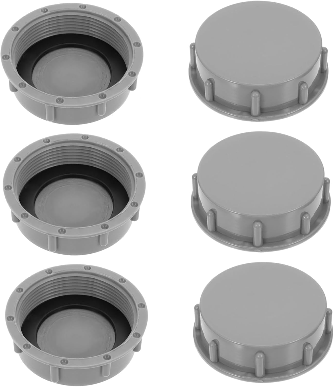 Baluue 6pcs Drain Cover Sink Cover Caps Drain Plug Under Sink Cover ...