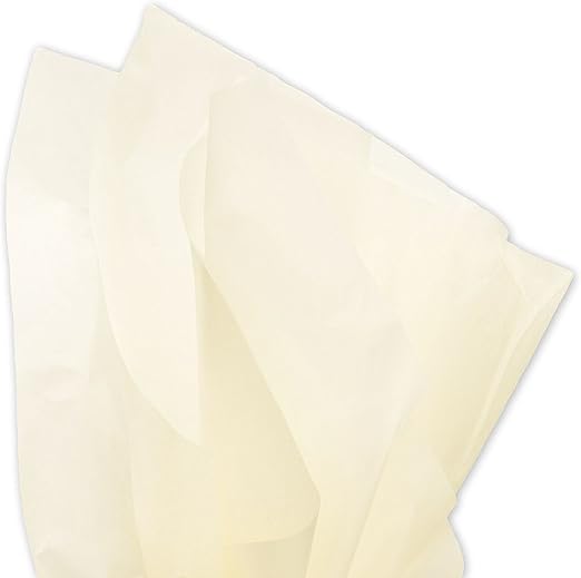 Amazon.com: Soft Ivory Birch Tissue Paper 20 Inch X 30 Inch - 48 Sheet ...