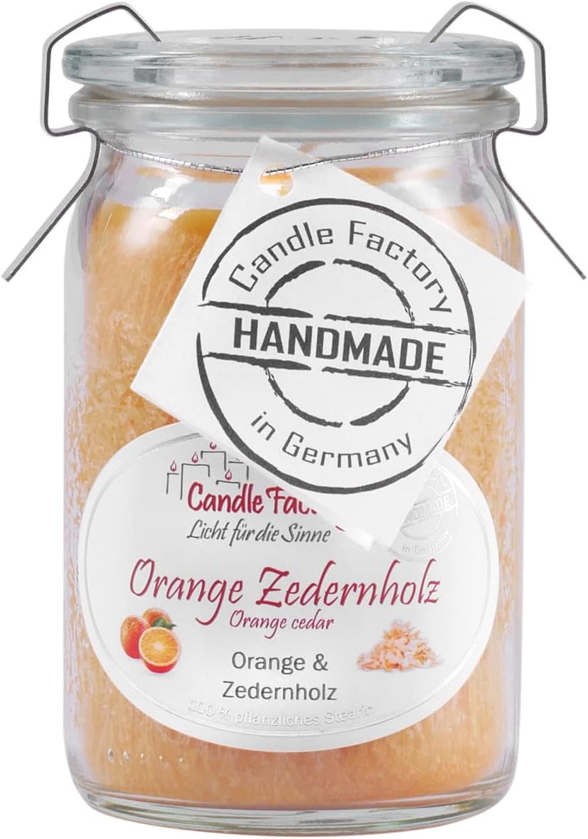 Amazon.de: Candle Factory Mini Jumbo Duftkerze aus pflanzlichem Stearin ...