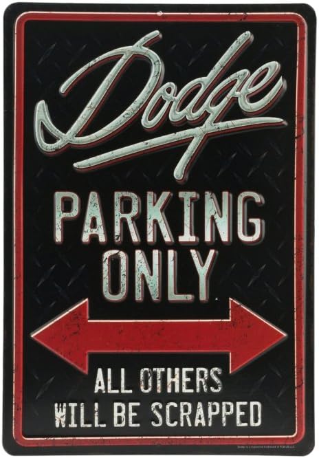 Amazon.com: Dodge Scat Pack Tin Metal Wall Art - an Officially Licensed ...