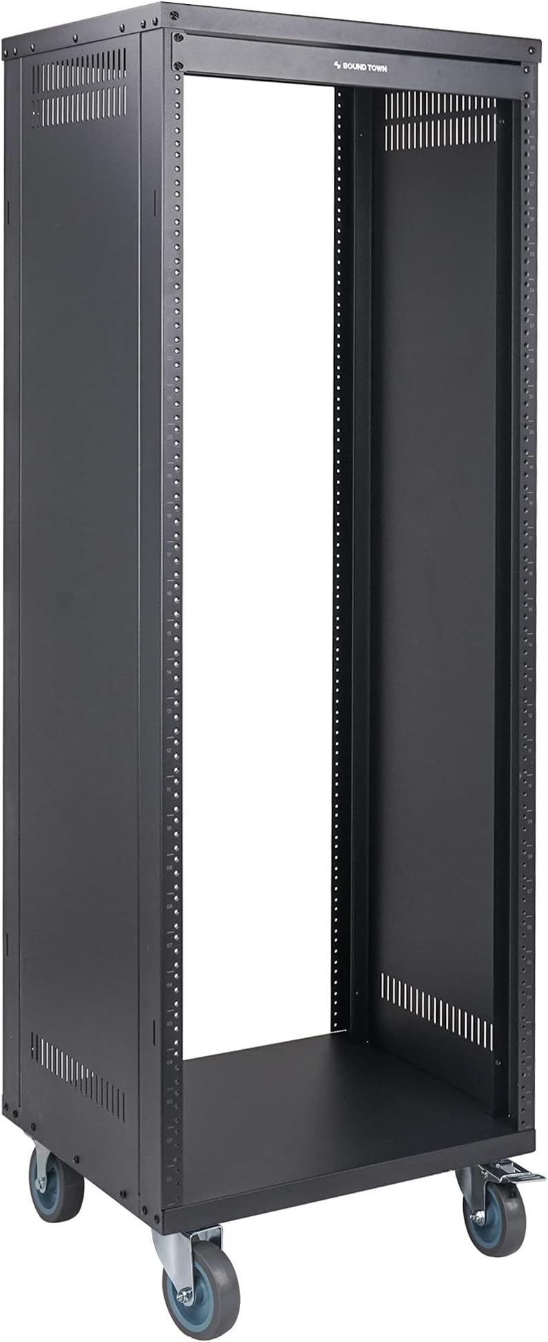 Amazon.com: Sound Town 30U Universal Steel Rack, w/ 3" Locking Casters ...