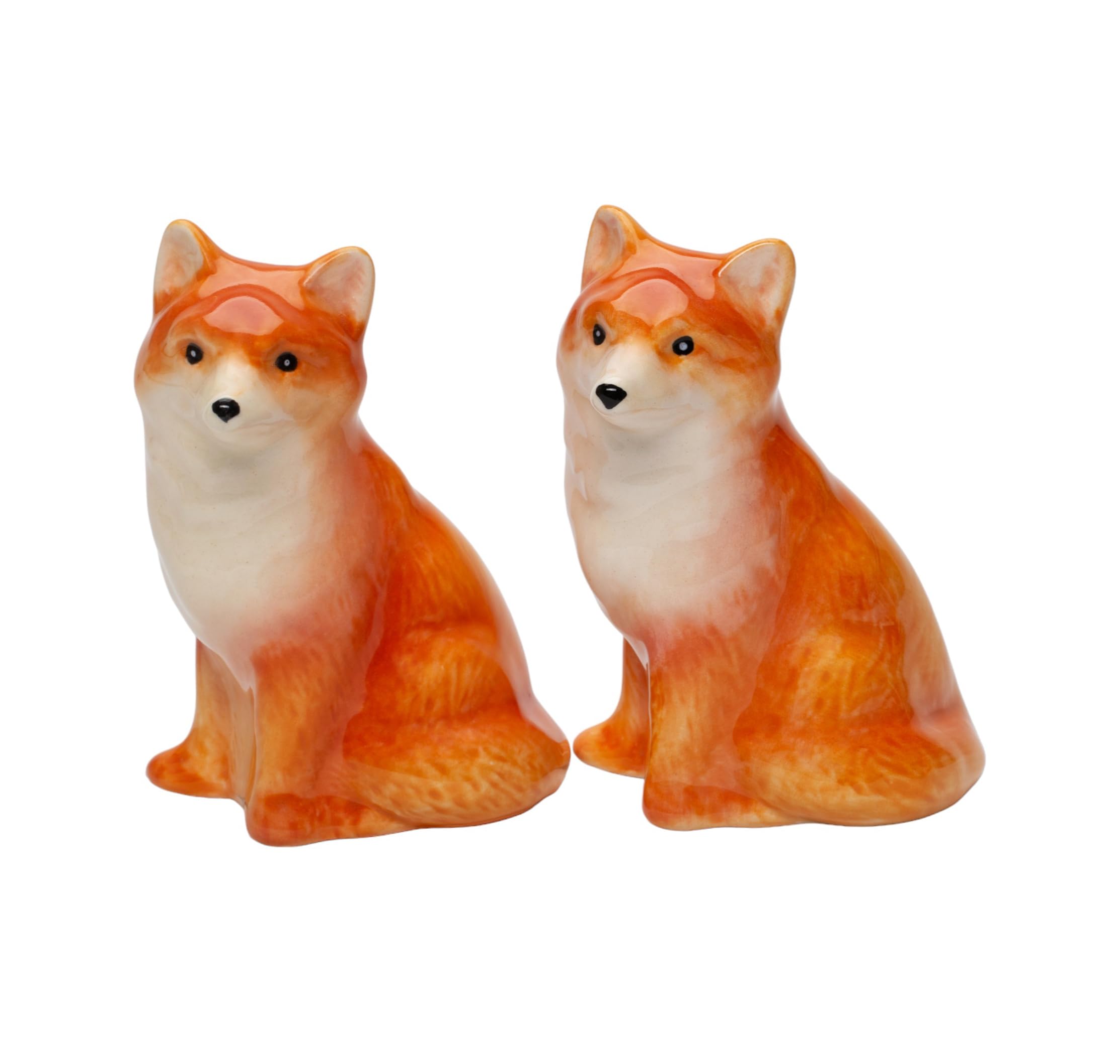 Amazon.com: Cosmos Gifts 21068 Fine Ceramic Fox Salt and Pepper Shakers ...